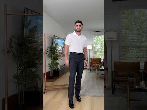 Business casual outfit idea for hot weather
