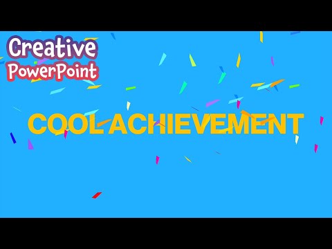 Making a confetti animation in PowerPoint