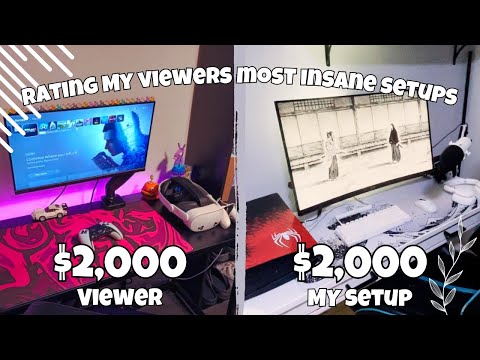 Rating My Viewers Most Insane Gaming Setups