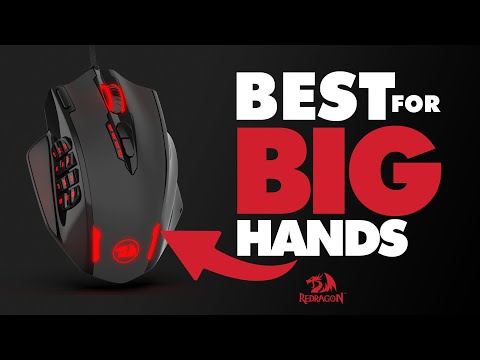 Best gaming mmo mouse for big hands (Redragon Impact M908 Review)