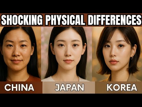 Chinese vs Japanese vs Korean: The Shocking Physical Differences You Never Noticed!
