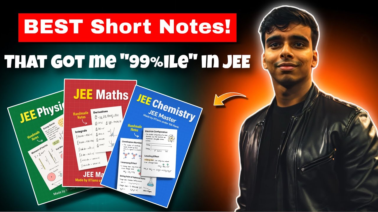 Best Short Notes to Crack JEE Mains & Advanced #iit #jee 