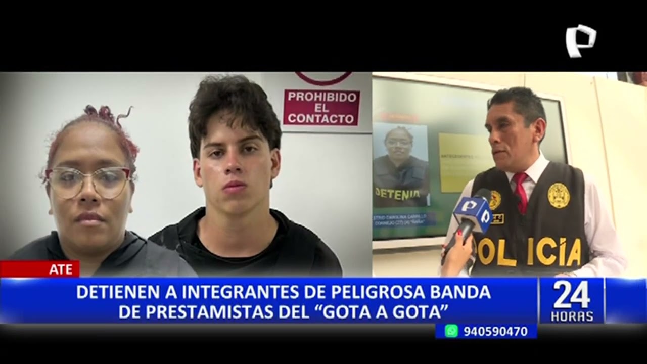 'Los Fatales del Atraco': desarticulan banda de extorsionadores dedicados al 'gota a gota'