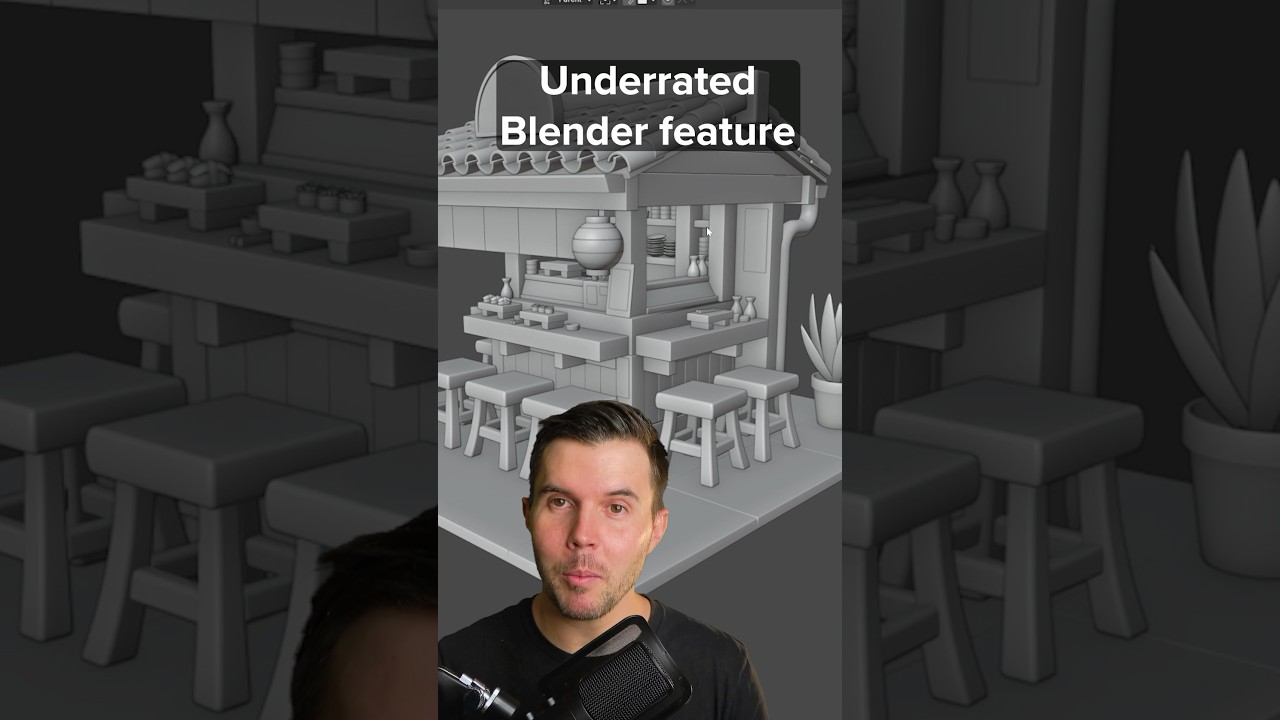 Editing multiple objects at once in Blender #b3d