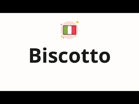 How to pronounce Biscotto (Cookie in Italian)