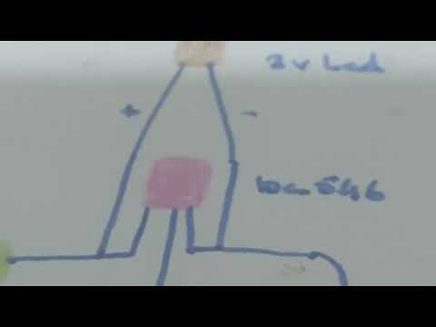 joule thief No Toroid coil circuit.