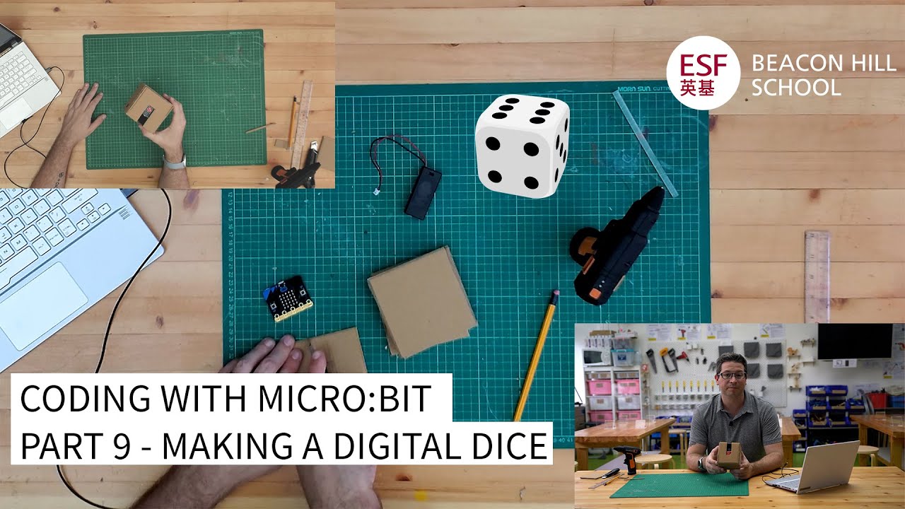 Coding with micro:bit - Part 9 - Making a digital dice