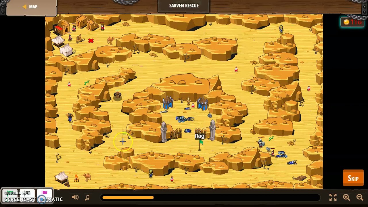 codecombat: sarven desert -  sarven rescue solution