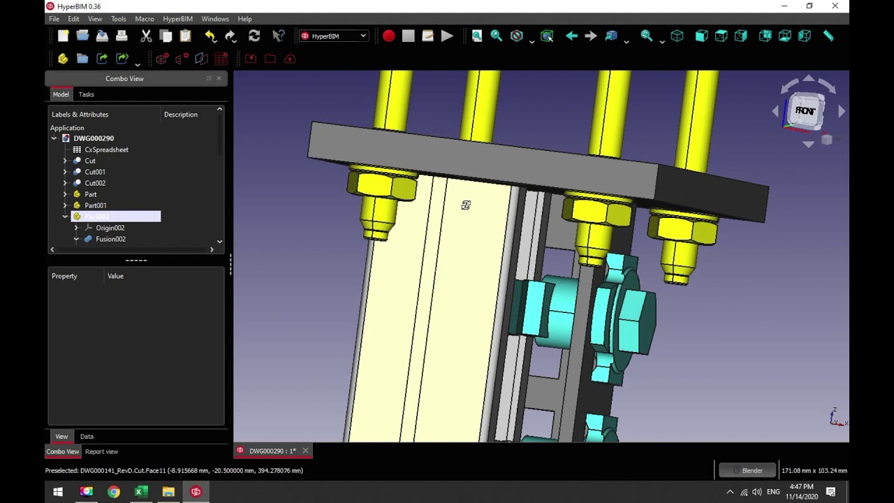 Assembly BIM object -  part 6