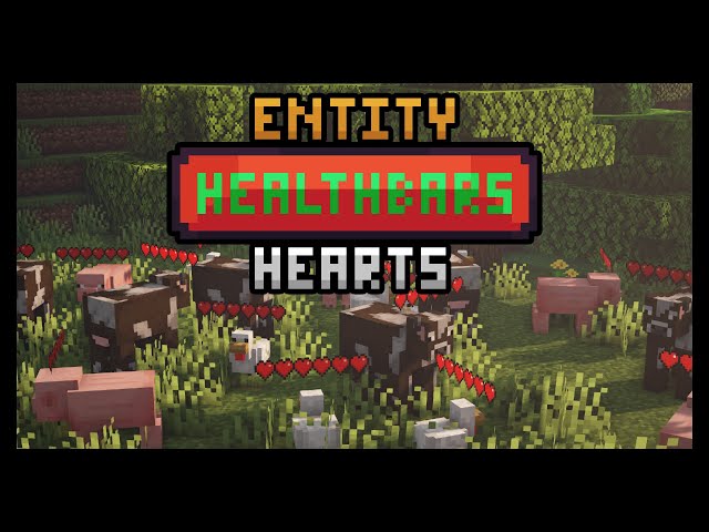 Entity Healthbars: Hearts Minecraft Texture Pack