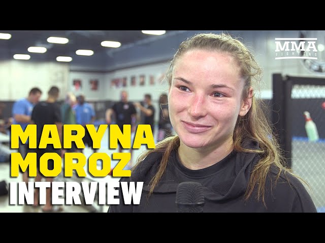 Who is UFC women's flyweight Maryna Moroz married to?
