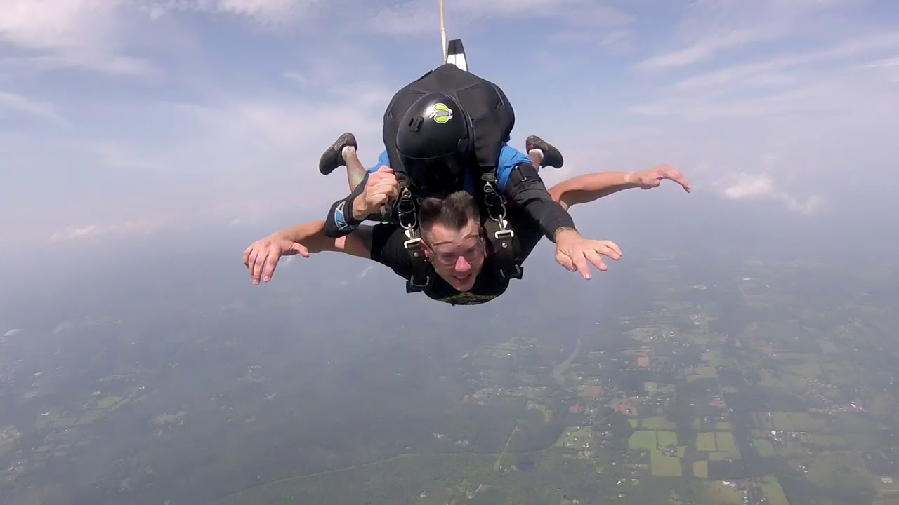 Dad Goes Skydiving! (With Trinity)