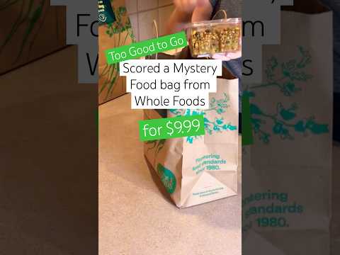 To Good to Go app Review: Mystery prepared food bag from Whole Foods #toogoodtogo