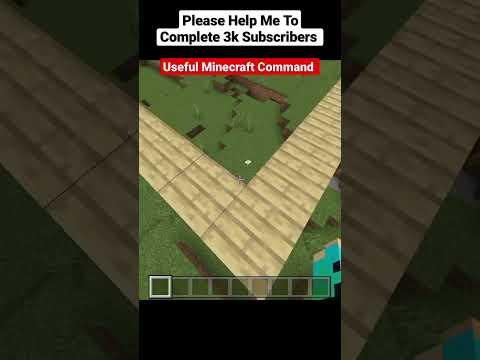 How Use fill command in Minecraft (Part 4) #minecraft #shorts #241