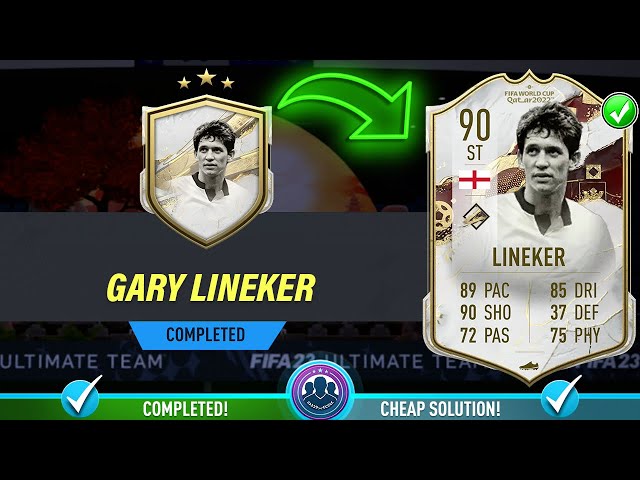Gary Lineker World Cup Icon SBC: FIFA 23 Gary Lineker World Cup Icon ...