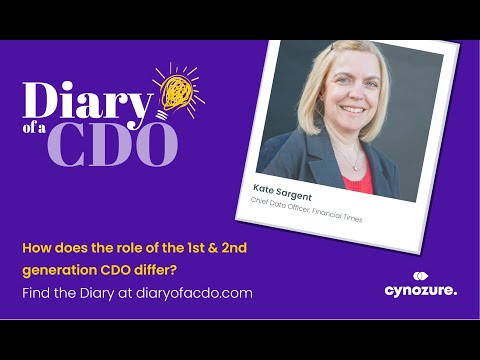 How does the role of the 1st & 2nd generation CDO differ?