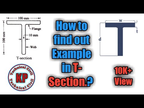 MOMENT OF INERTIA T BEAM