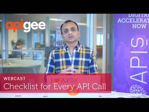 Webcast: A Checklist for Every API Call