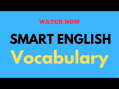 Smart English Vocabulary | Meanings | Synonyms #vocabulary