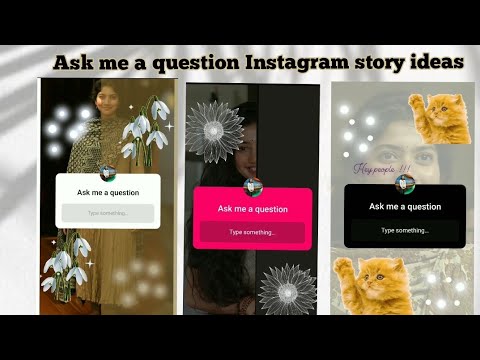 "Ask Me a Question" Ideas for Instagram Stories .4K VIDEO