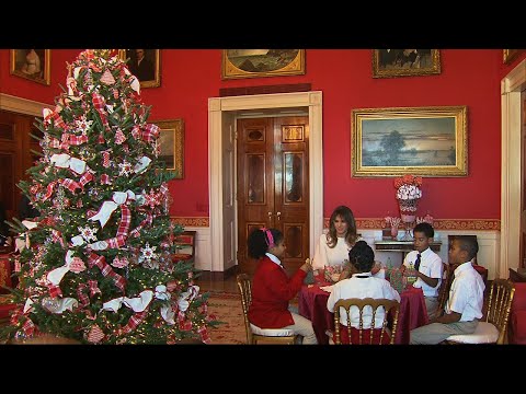 Christmas ‘angel’ Melania makes White House a Winter Wonderland ...