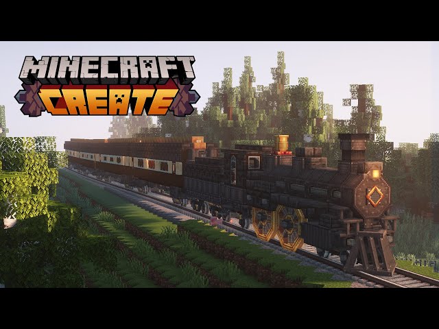 Create Mod | Luxury Train Carriage Revisit (Tutorial) Minecraft Map