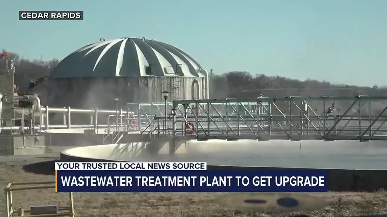 Wastewater Treatment Plant project continues construction, KCRG-TV9 tours facility
