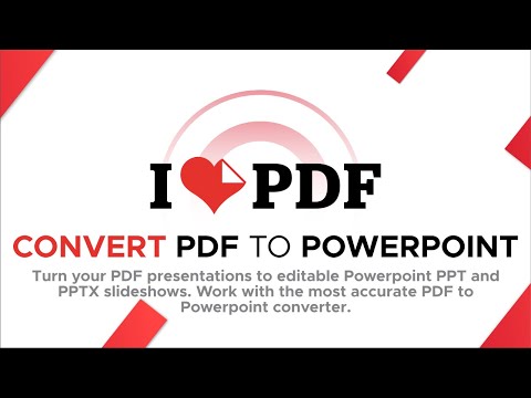 How to Convert PDF to PowerPoint | Convert PDF Online with ILOVEPDF
