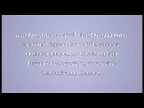 Creed Meaning