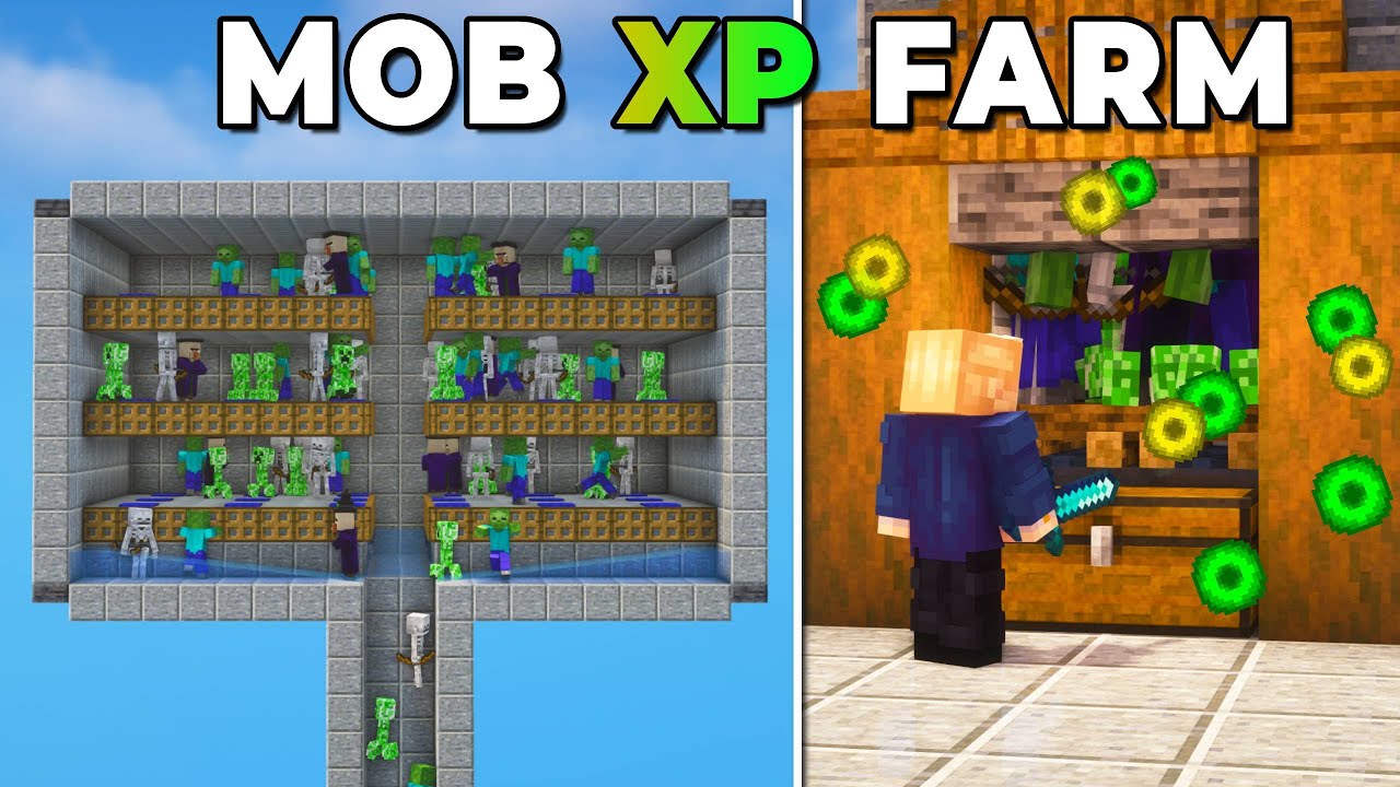 EASY All Mob XP Farm in Minecraft 1.21 [Tutorial] - マイクラビルダーズ