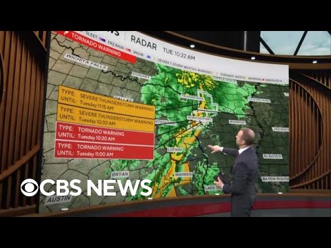 More than 60 million facing severe weather threats across southern U.S.
