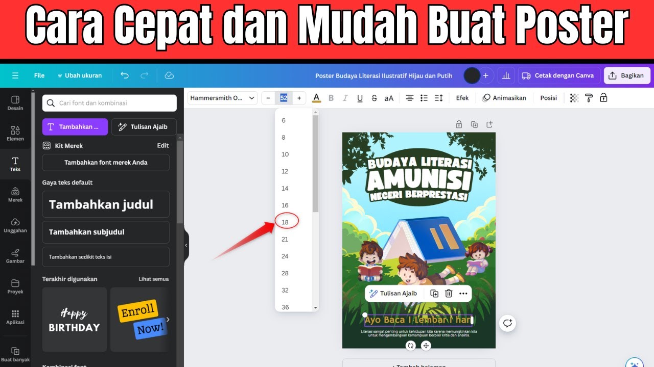 Cara Membuat Poster di Canva Menggunakan Laptop atau HP