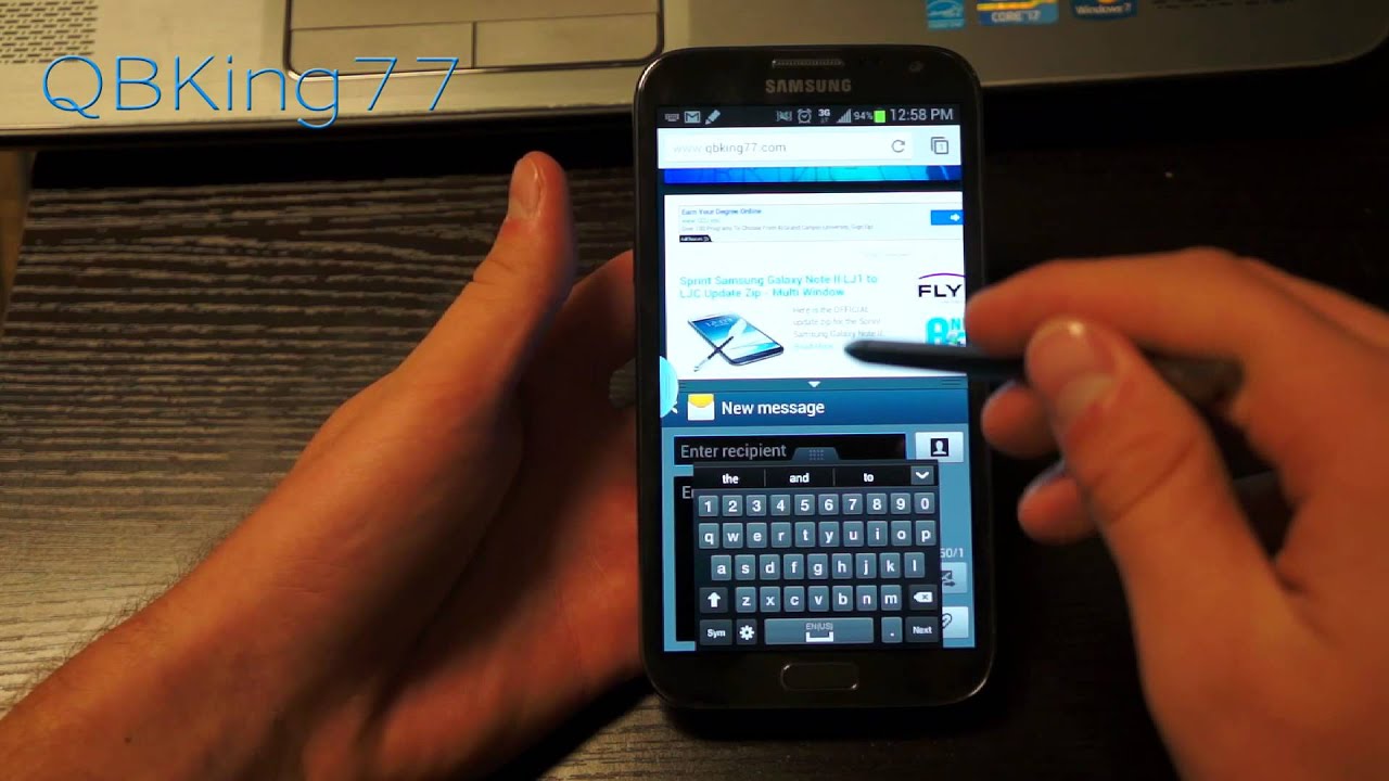 Samsung Galaxy Note II Multi-Window Review
