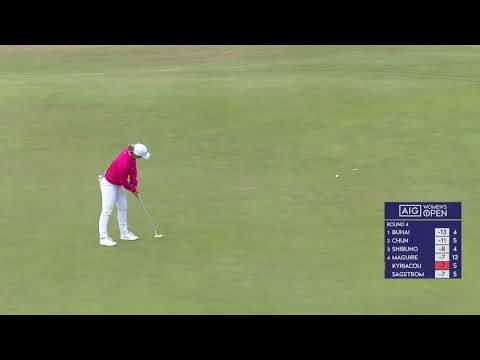 Steph Kyriacou with back-to-back birdies | AIG Women's Open