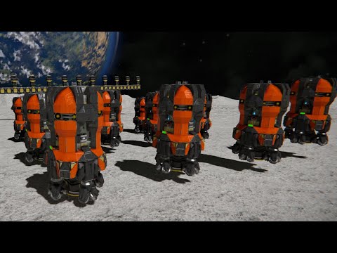 Steam Community :: Video :: Space Engineers || 13 auto-mining drones ...