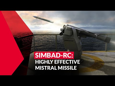 Mistral missile on SIMBAD-RC