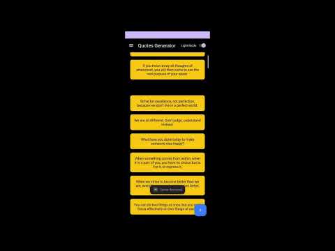 Random Quote Generator App with API Integration || JAVA || ANDROID STUDIO || NATIVE