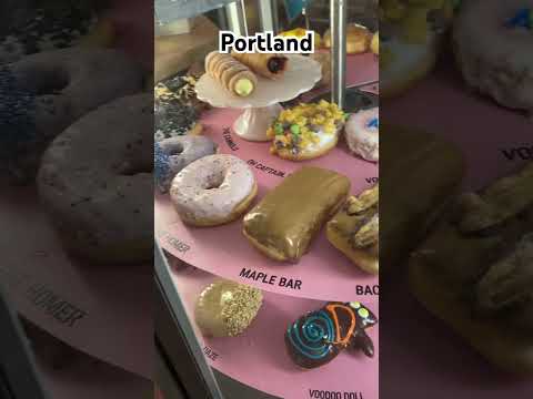 Novelty #donuts in #portland - #travel #food