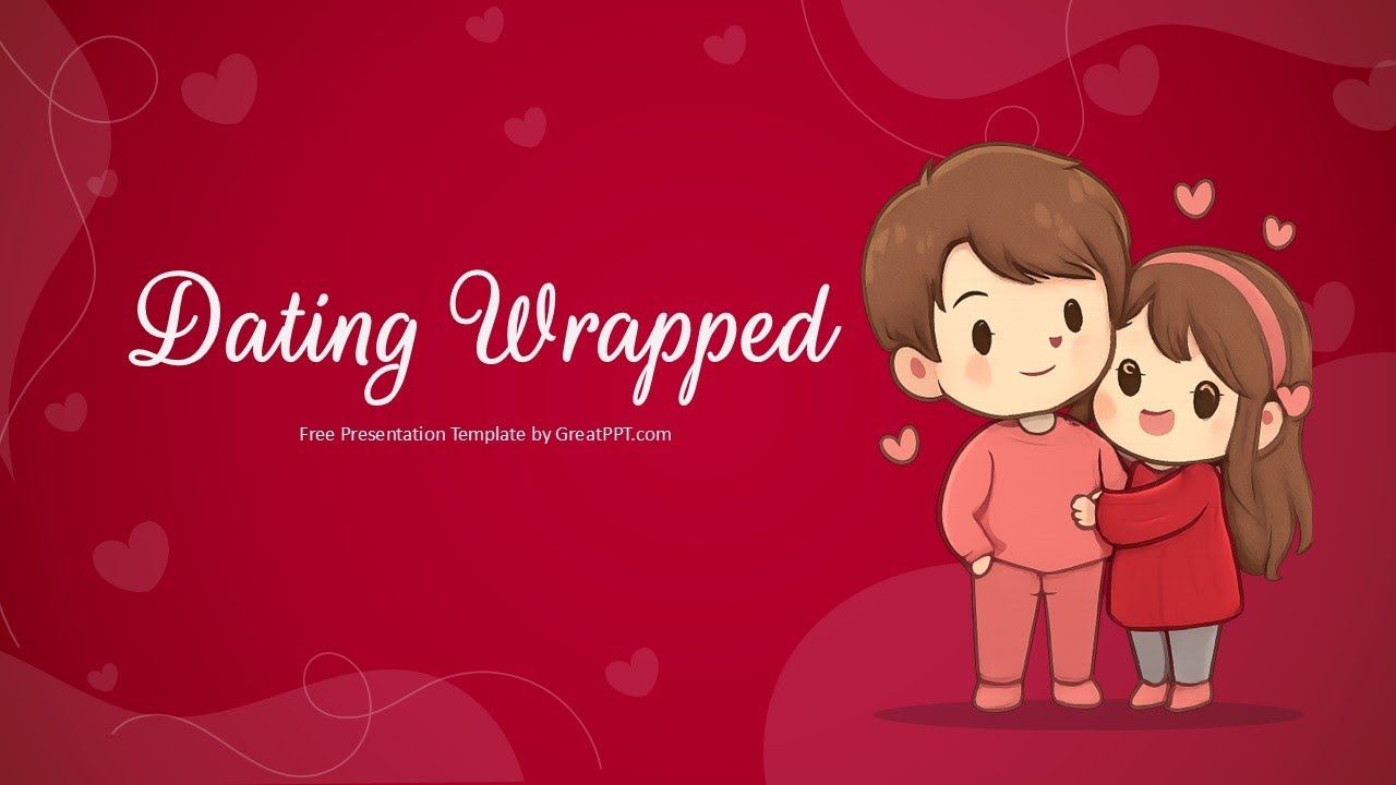 Free Dating Wrapped PowerPoint Template & Google Slides Theme by GreatPPT