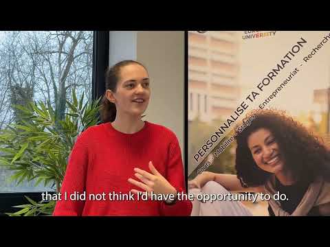 EUNICE student representatives: UPHF student Héloïse Fohanno