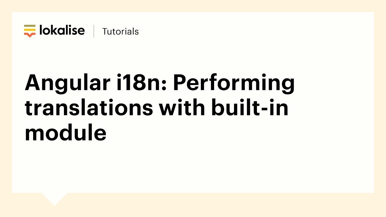 Angular i18n Tutorial: A Complete Guide to Localization & Multi-Language Apps