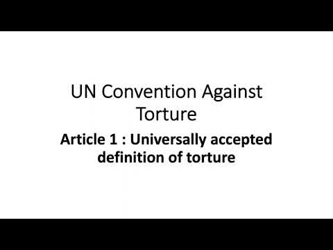 Definition of Torture