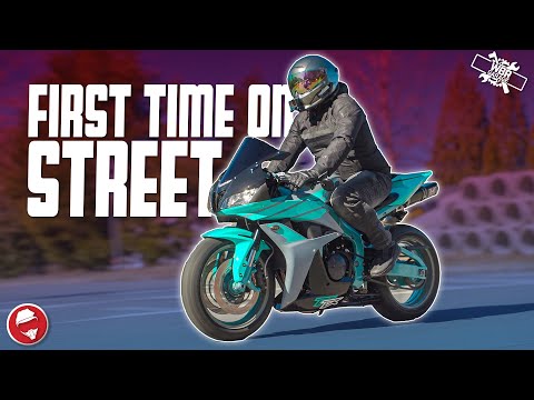 FIRST TIME riding our Rebuilt Honda CBR600RR!! | 2008 Honda CBR600RR Build - Day 21