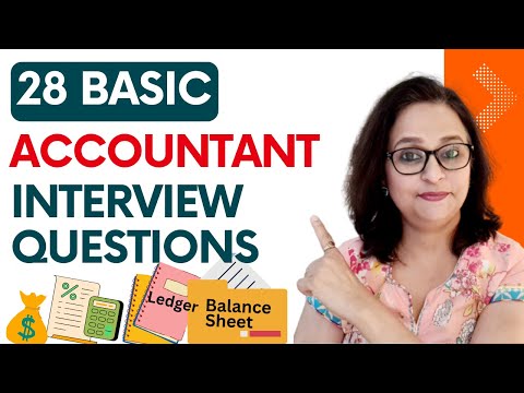 28 Basic Accounting Interview Questions | Accountant Interview Questions | Freshers & Experienced