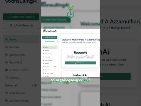 AI buat bikin CV ATS FRIENDLY #bikincv #cvatsfrienly #lamarankerja #aidrivencareer #dimulaiid