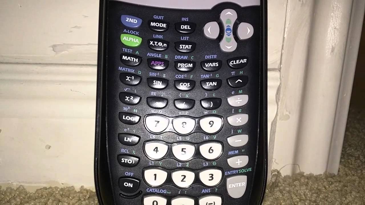 TI-84 Calculator Tutorial: Basic Basics