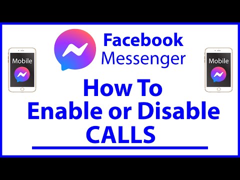 Messenger: How To Enable Or Disable Calls On Facebook Messenger | Mobile | *2022*
