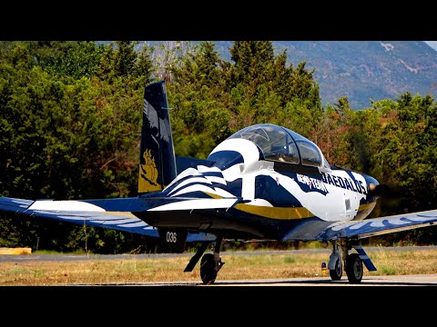 Hellenic Air Force T-6 Texan II Flight Ops Kalamata [4k]