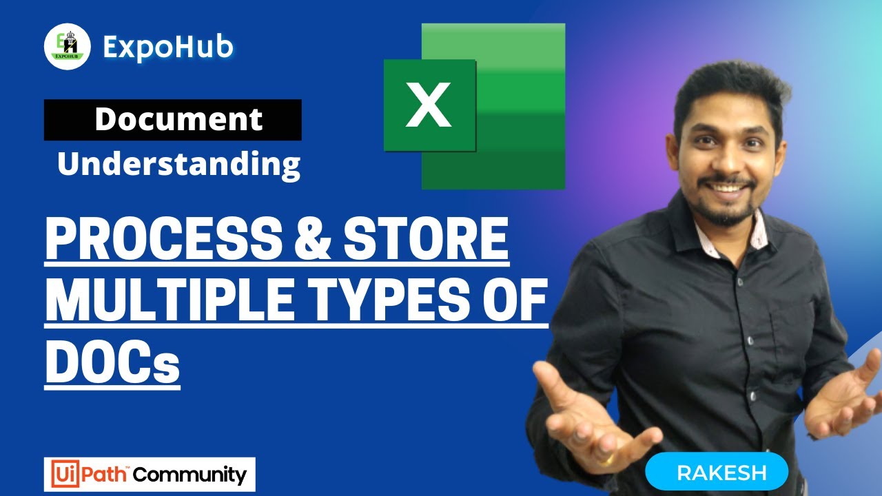 Process and Store Multiple Document Types using Uipath DOcument Understanding