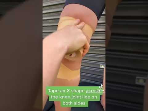 How to - Tape a knee for MCL / LCL Sprain